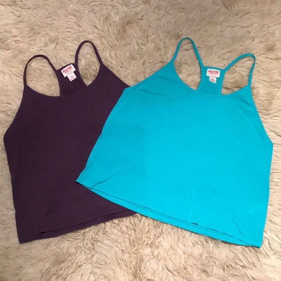 Mossimo Supply Co. | Tops | Set Of 2 Mossimo Racerback Spaghetti Strap ...